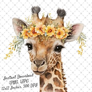 Cute Giraffe Sublimation PNG PRINTABLE Giraffe Png, Sublime Download ...