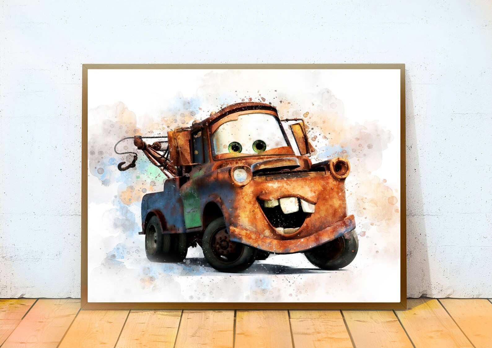 Tow Mater Art Digital Print Mater Print Mater Poster Disney | Etsy