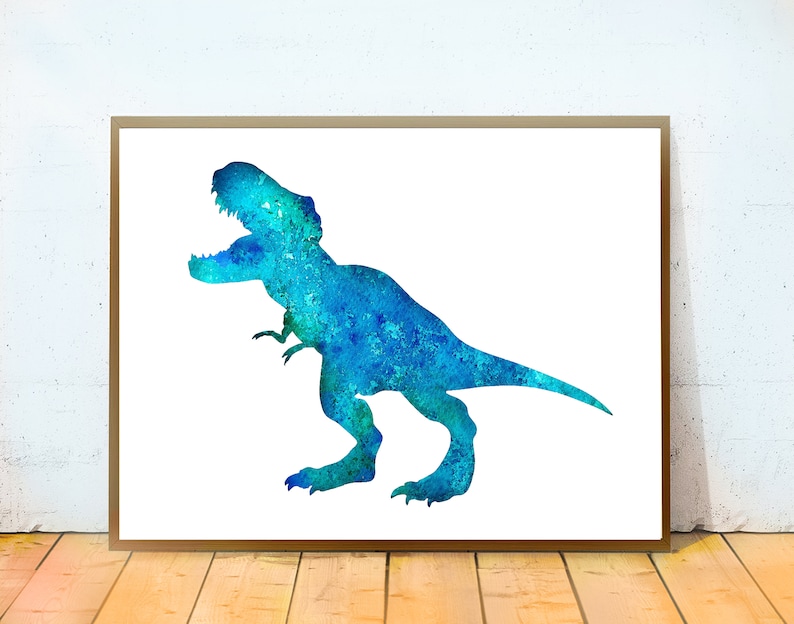 T-rex PRINTABLE ART T-rex Print Dinosaur Print T-rex Poster - Etsy