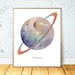 Set of 9 Watercolor Planets, Solar System PRINTABLE ART Poster Print ...