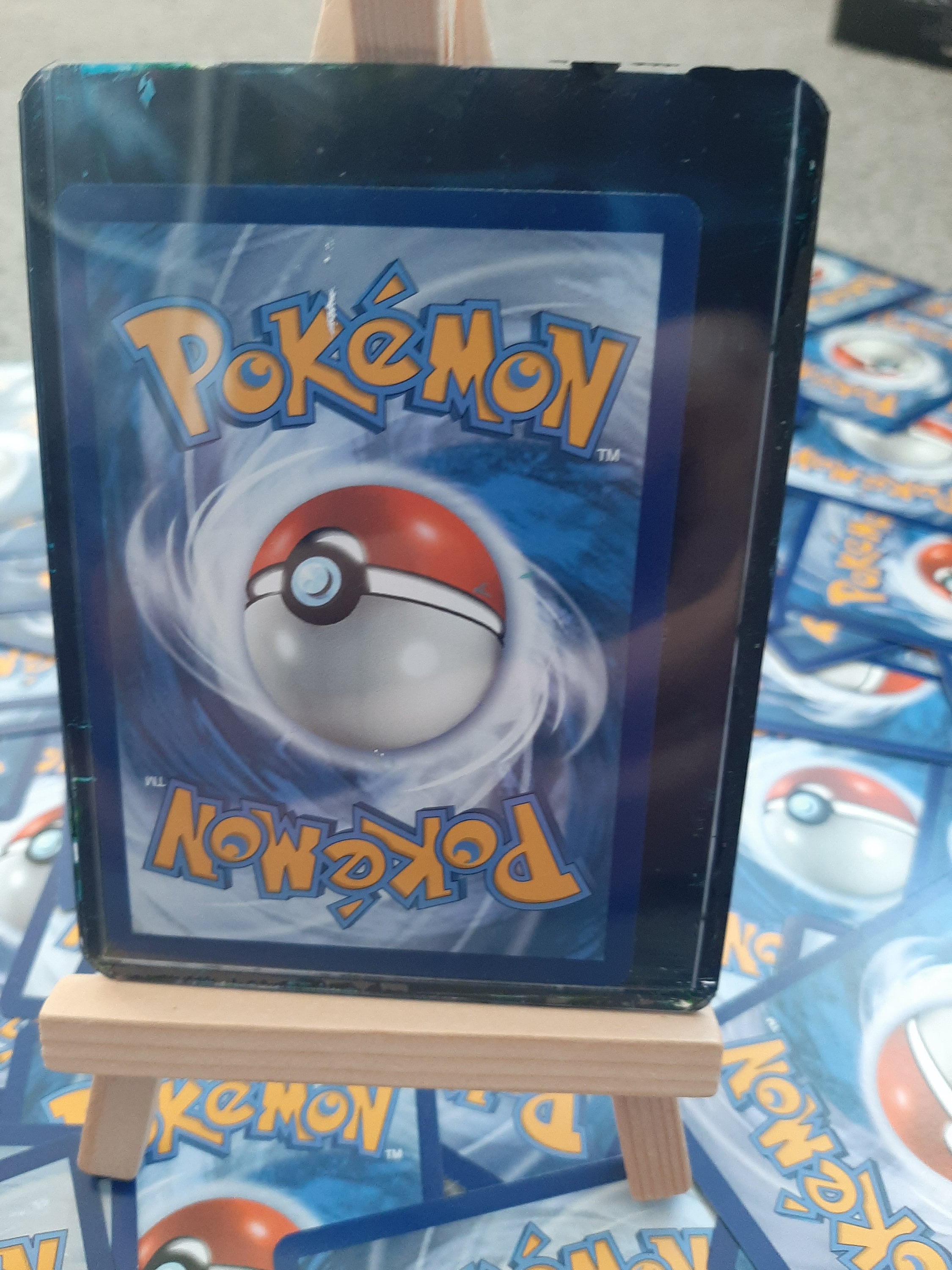 Full Art Mewtwo Pokèmon Top Loader Unique 1/1 Hand Painted Art Acrylic ...