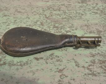 Antique Powder Flask - Etsy