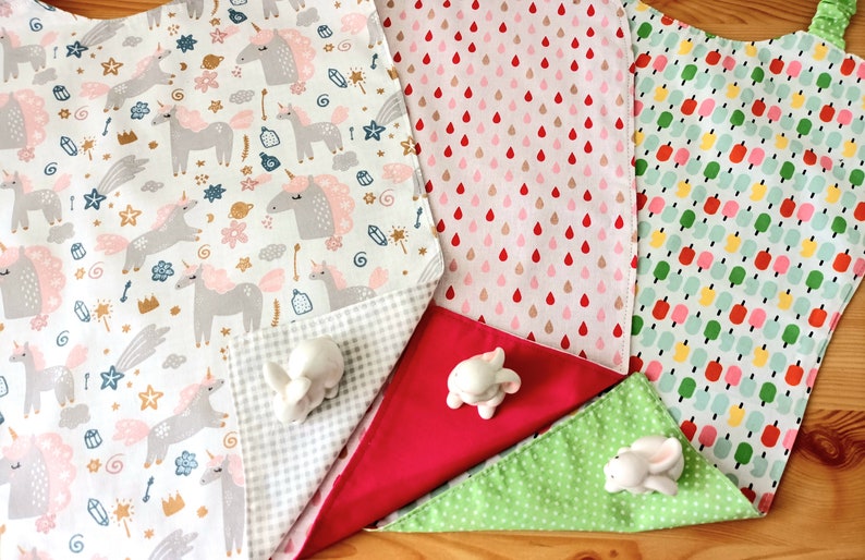 Napkin With Elastic, Customizable, for Children, Fabric of Your Choice ...