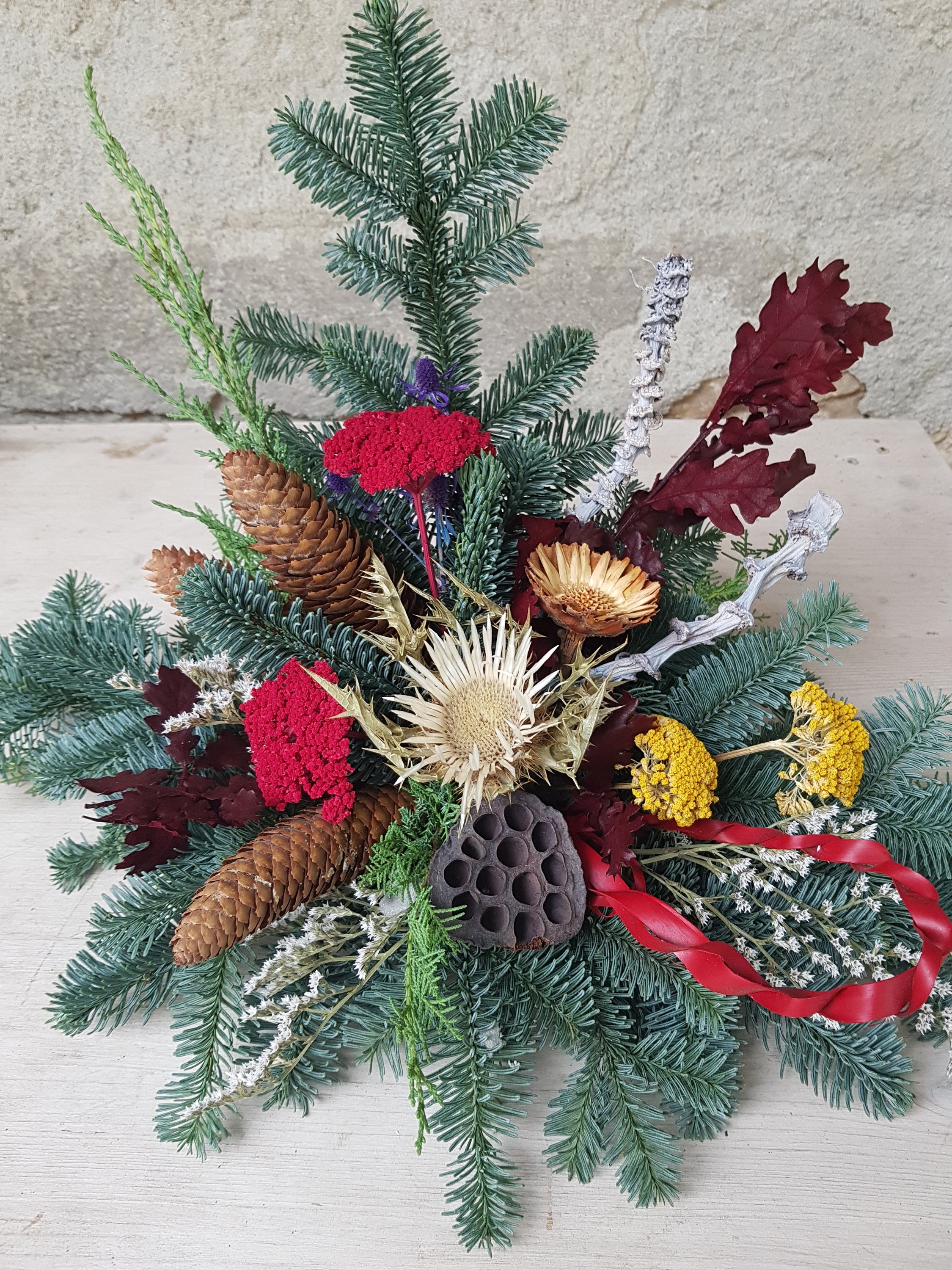 Edles Bukette-Grabgesteck-Friedhofgestecke-