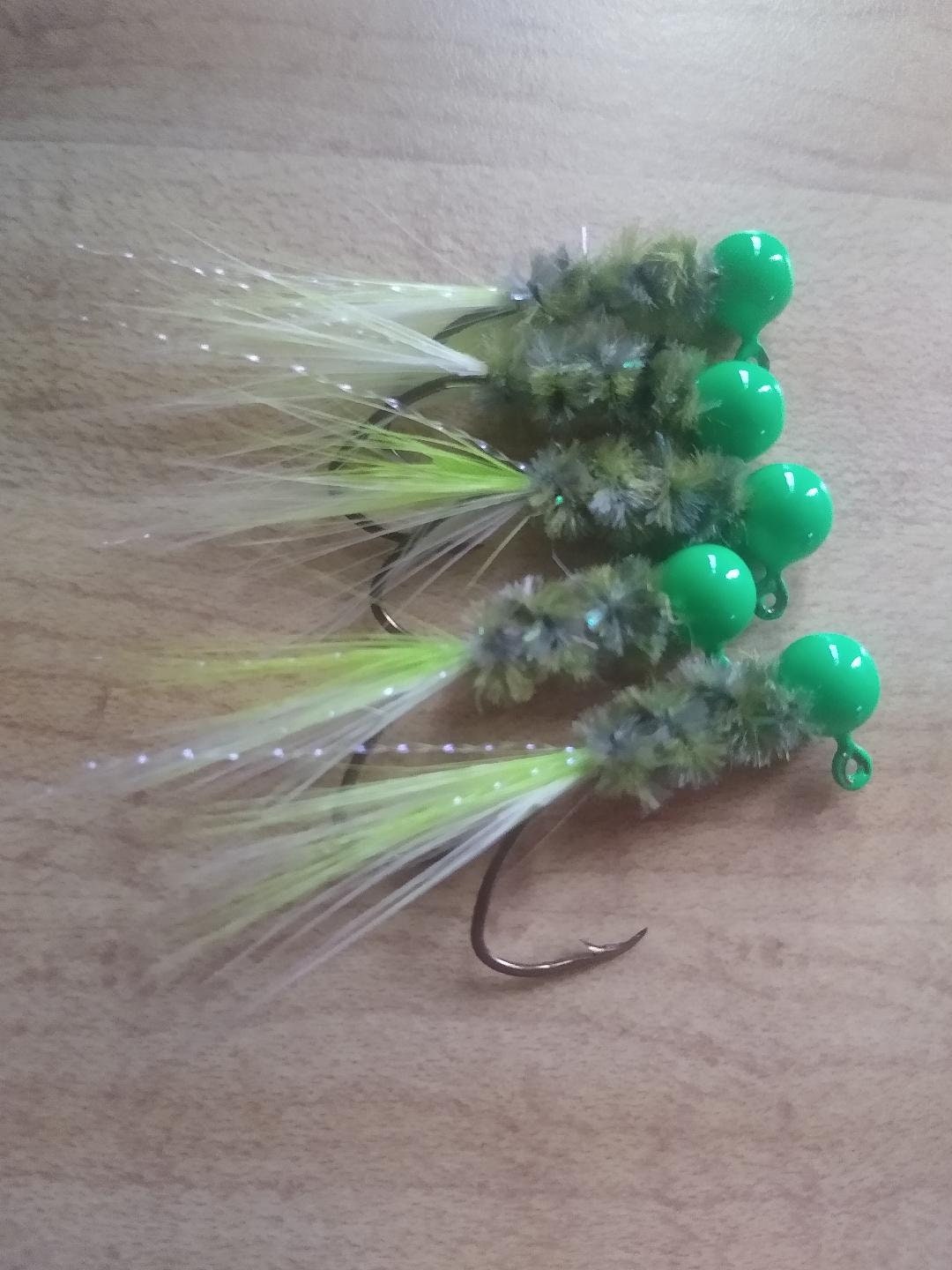 Hand tied crappie jigs | Etsy