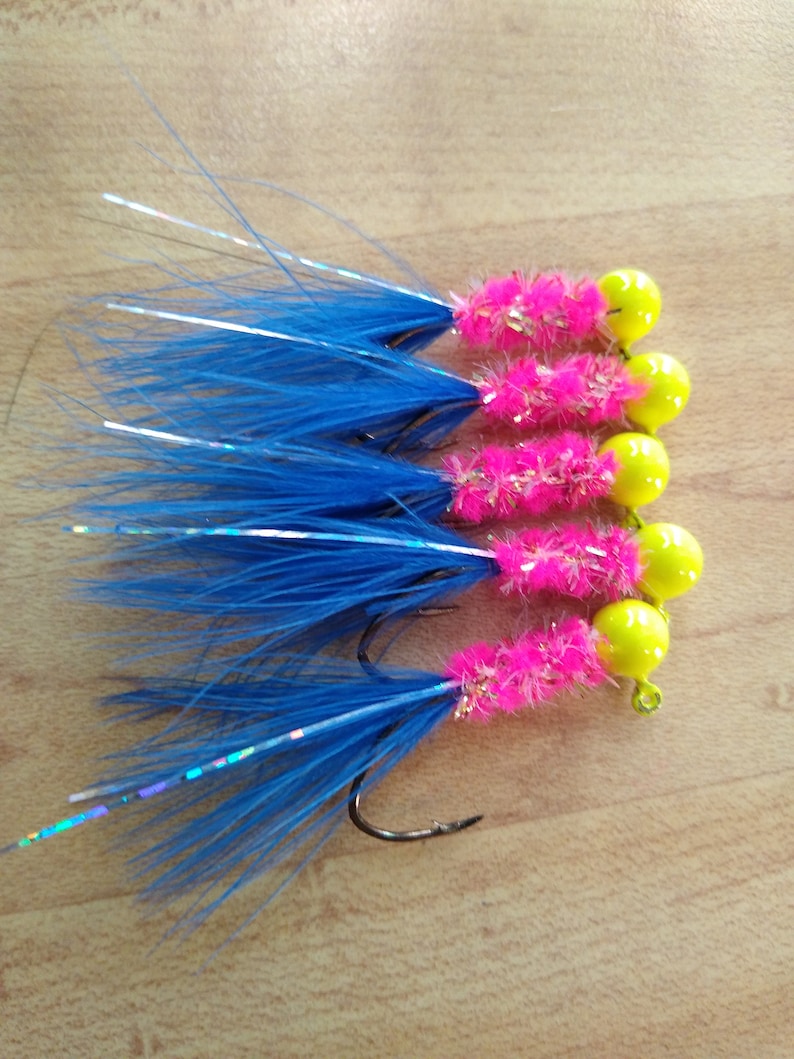 Hand Tied Crappie Jigs - Etsy
