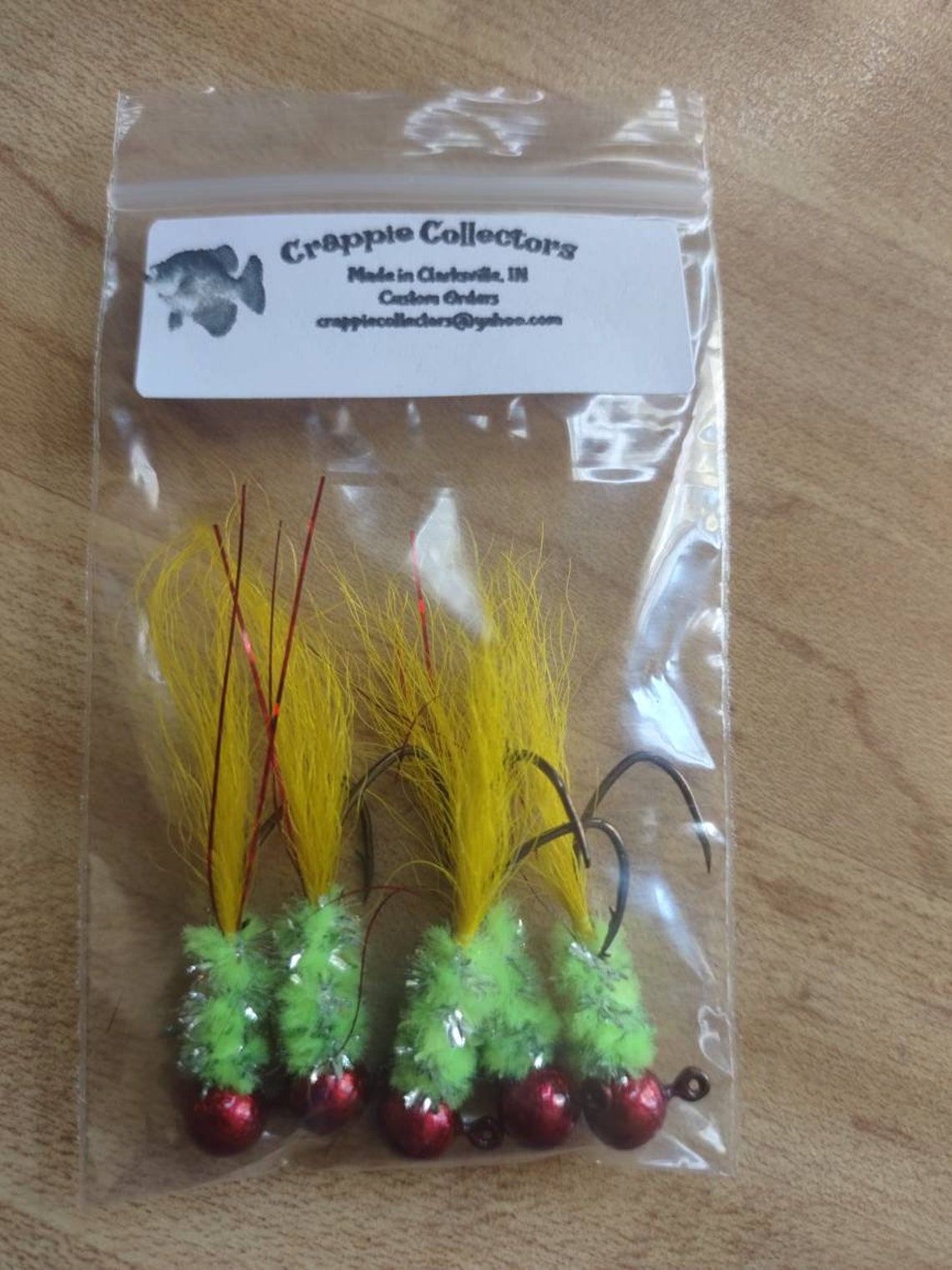 Hand tied crappie jigs | Etsy
