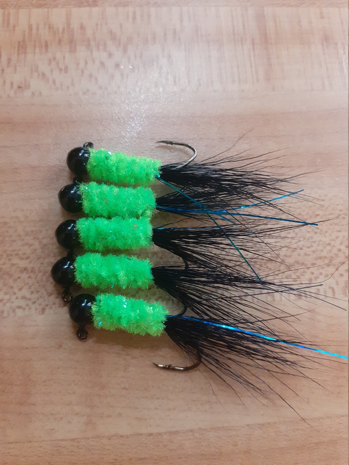 Hand tied crappie jigs | Etsy