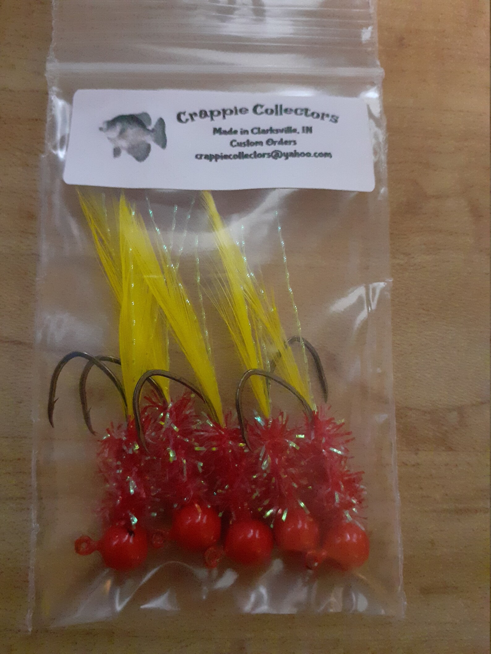 Hand tied crappie jigs | Etsy