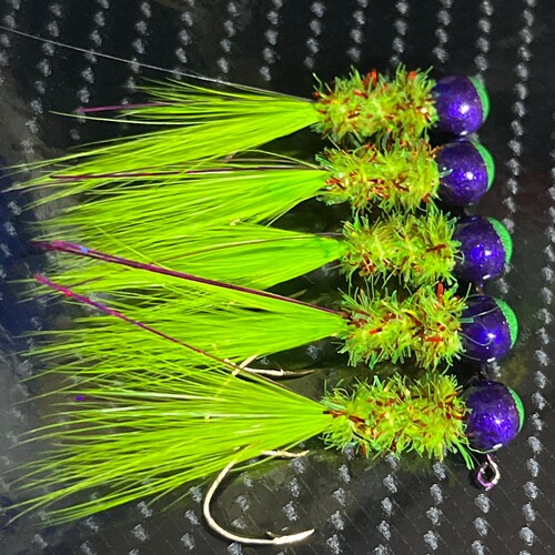 Hand Tied Crappie Jigs - Etsy