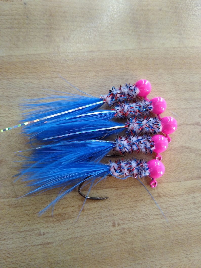 Hand Tied Crappie Jigs - Etsy