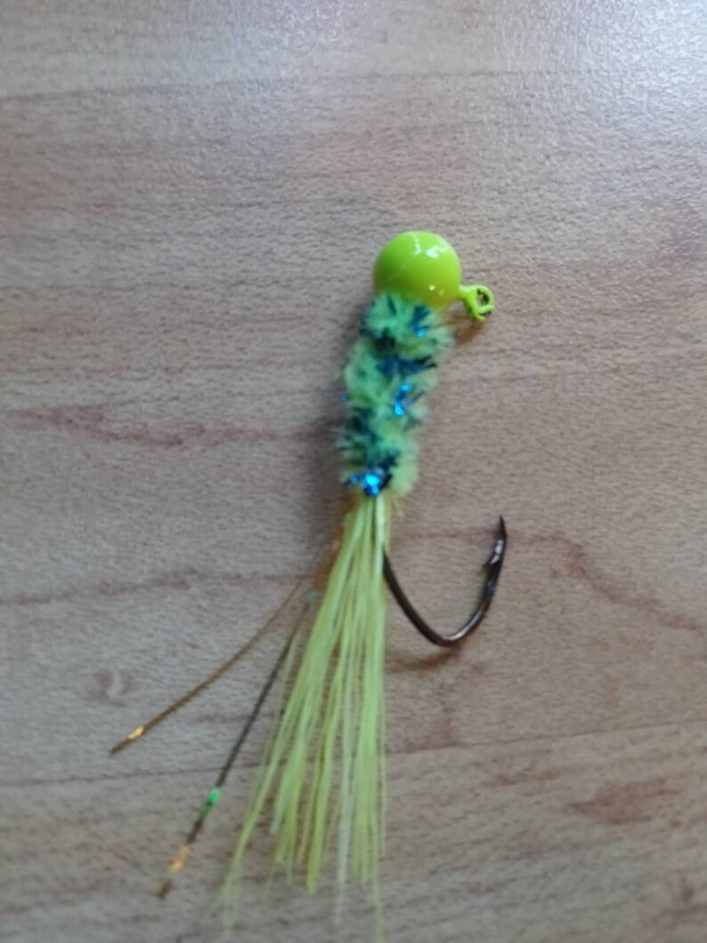 Hand tied crappie jigs | Etsy