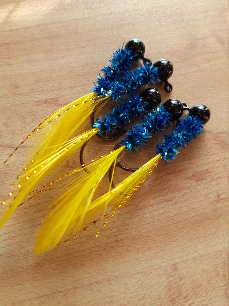 Hand tied crappie jigs | Etsy