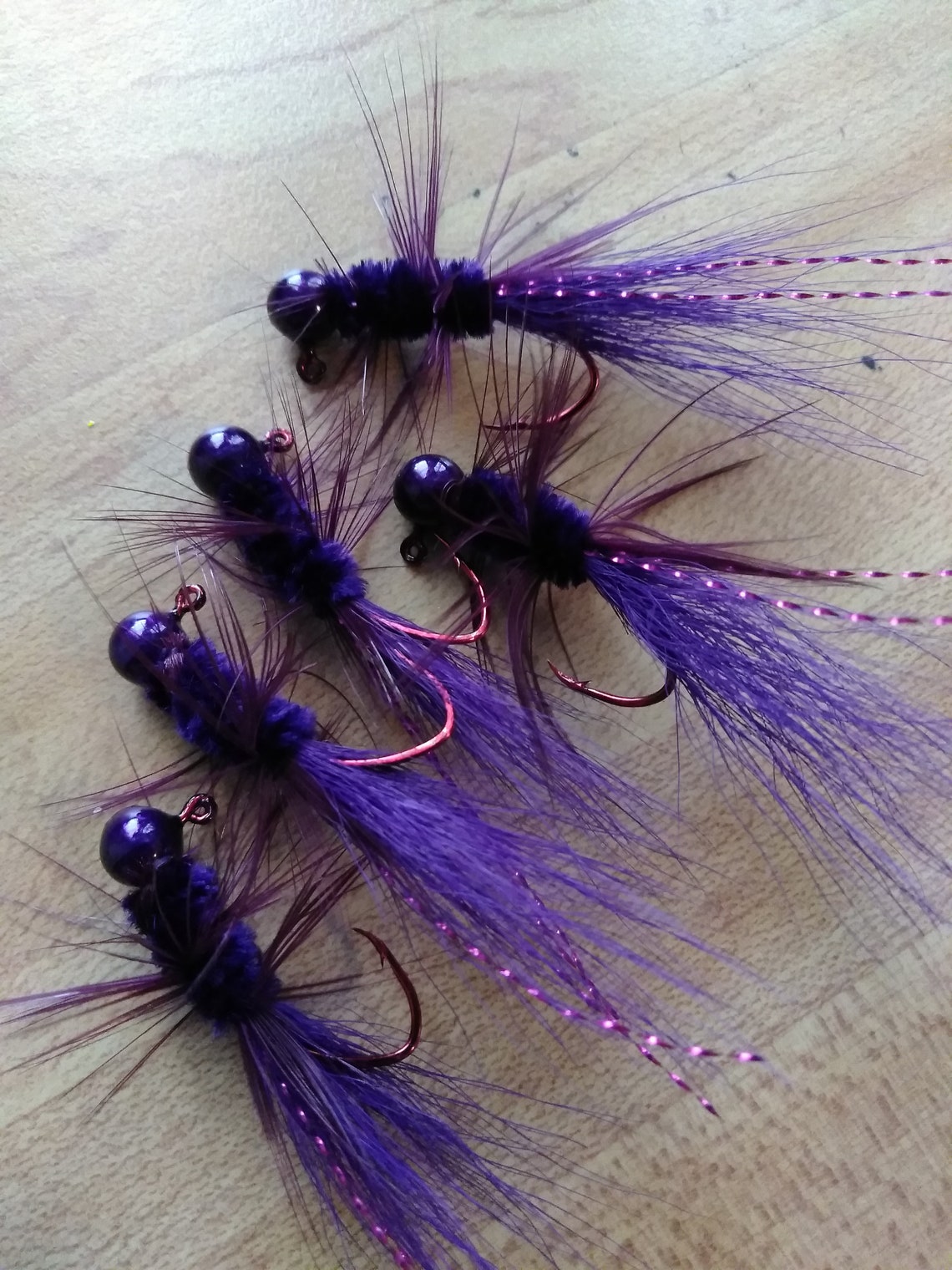 Hand Tied Crappie Jigs - Etsy