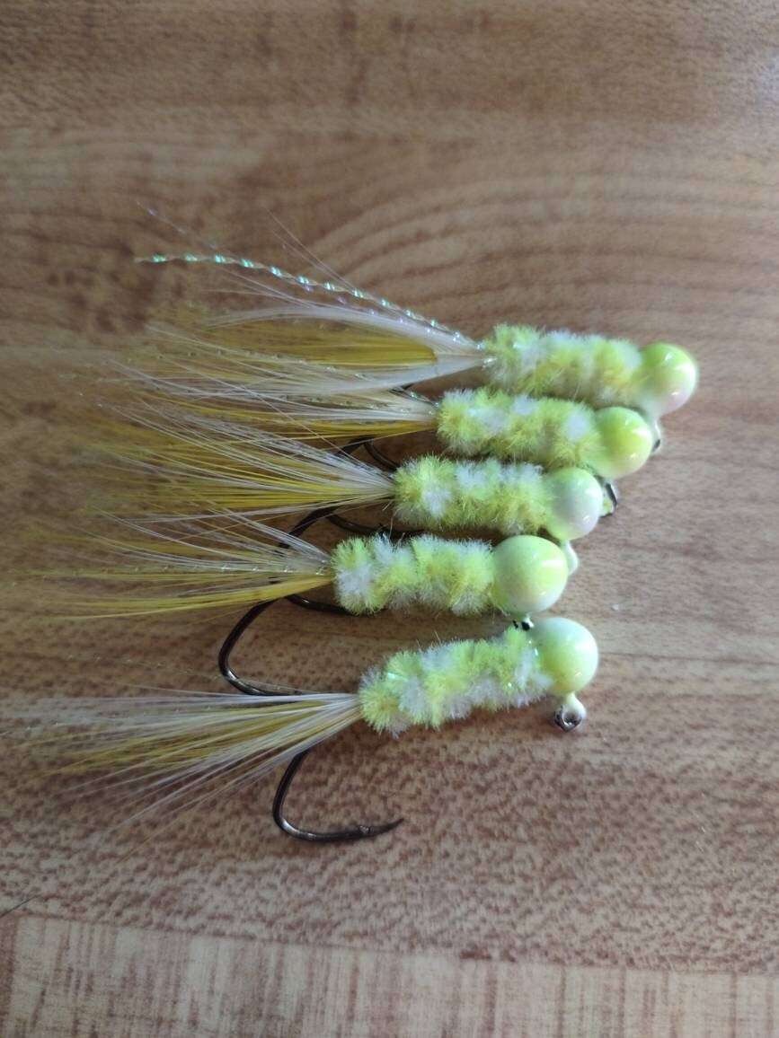 Hand tied crappie jigs | Etsy