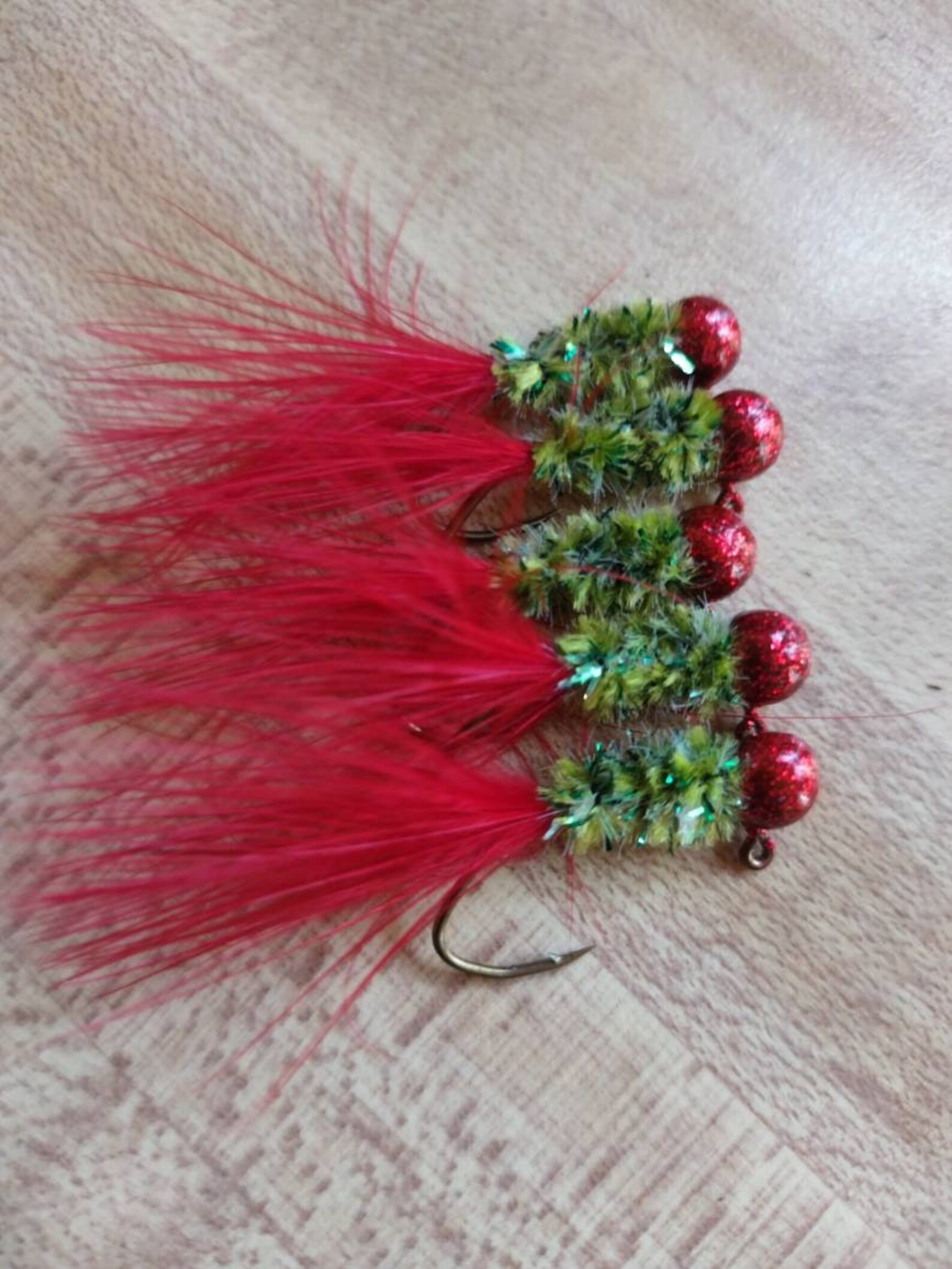 Hand tied crappie jigs | Etsy