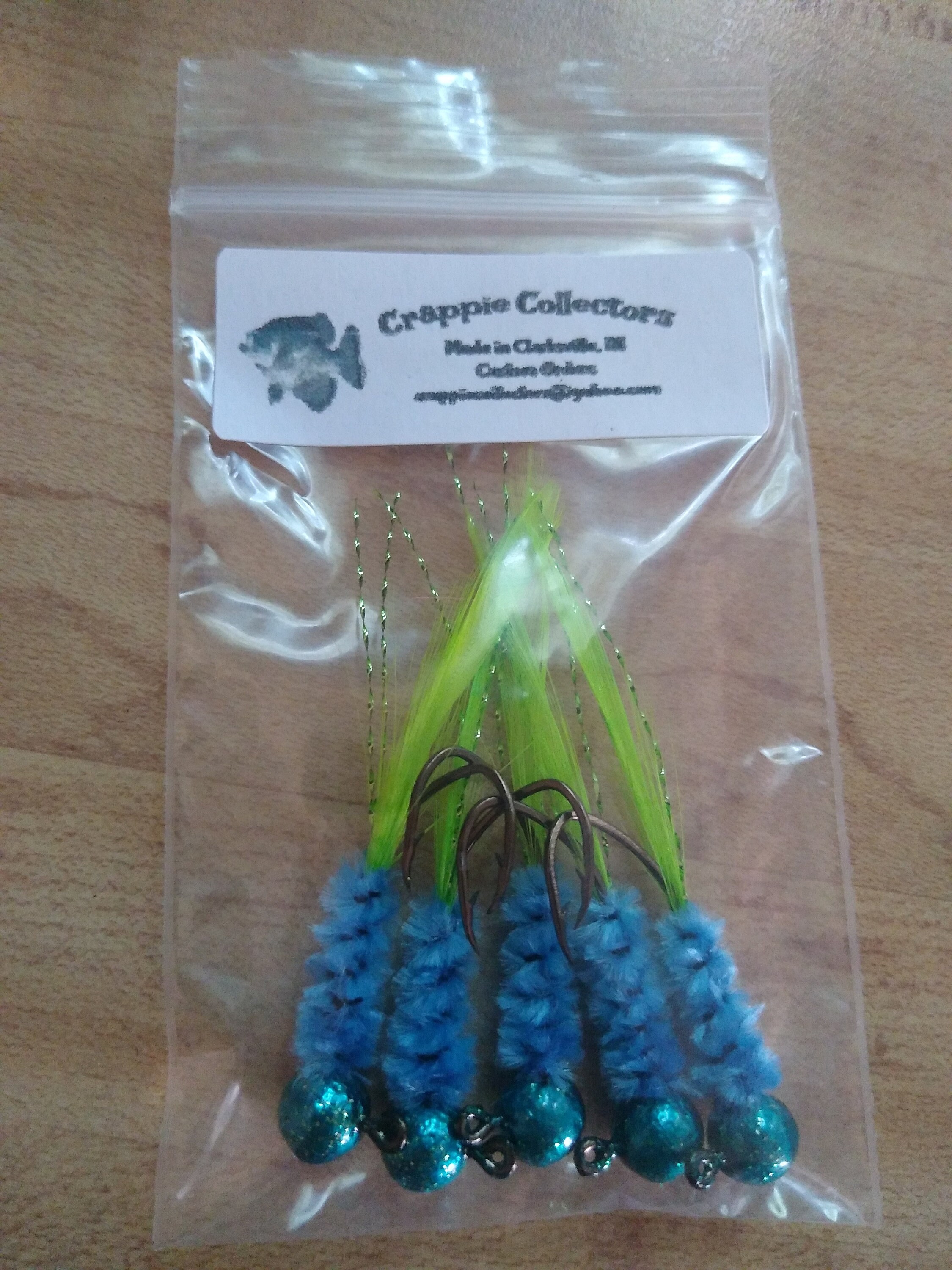 Hand tied crappie jigs | Etsy