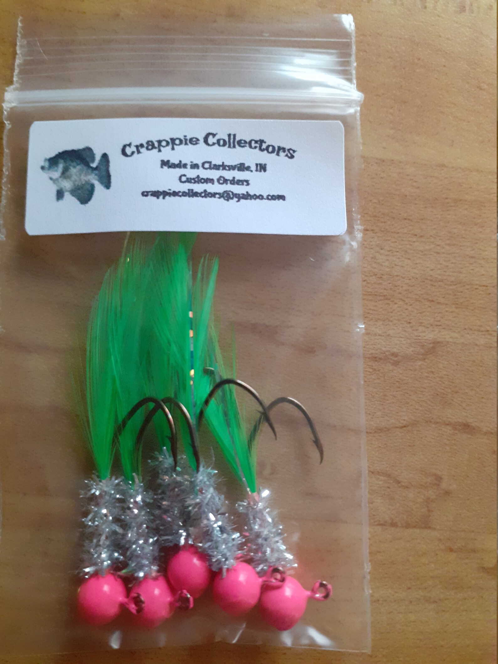 Hand tied crappie jigs | Etsy