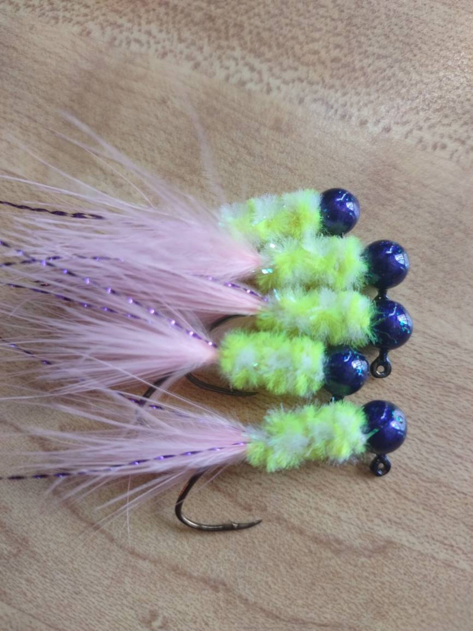 Hand tied crappie jigs | Etsy