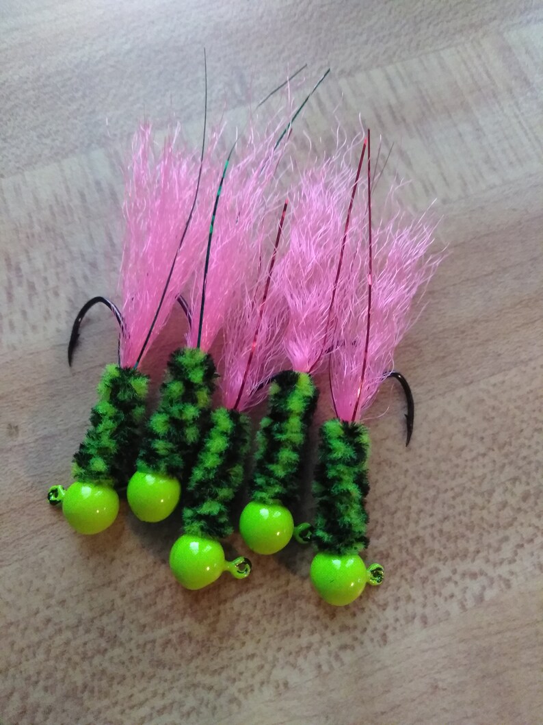 Hand Tied Crappie Jigs - Etsy