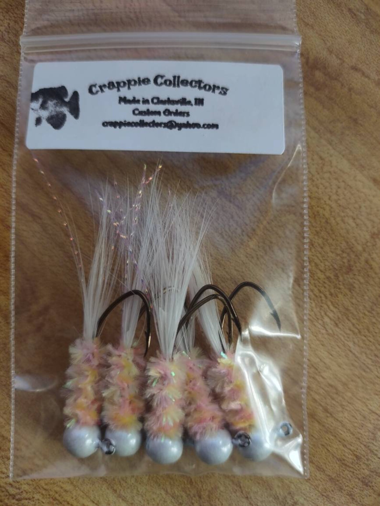 Hand tied crappie jigs | Etsy