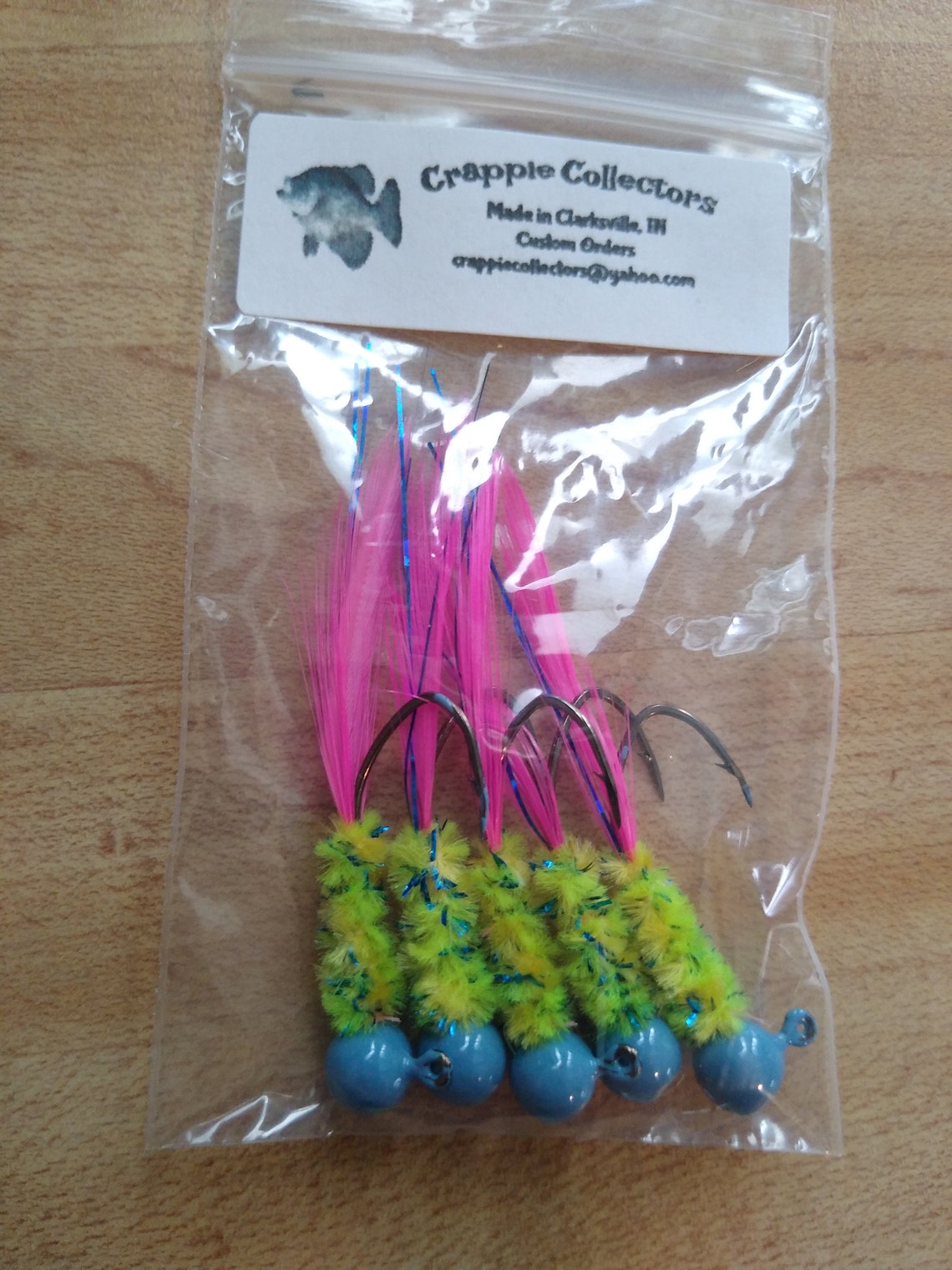 Hand tied crappie jigs | Etsy