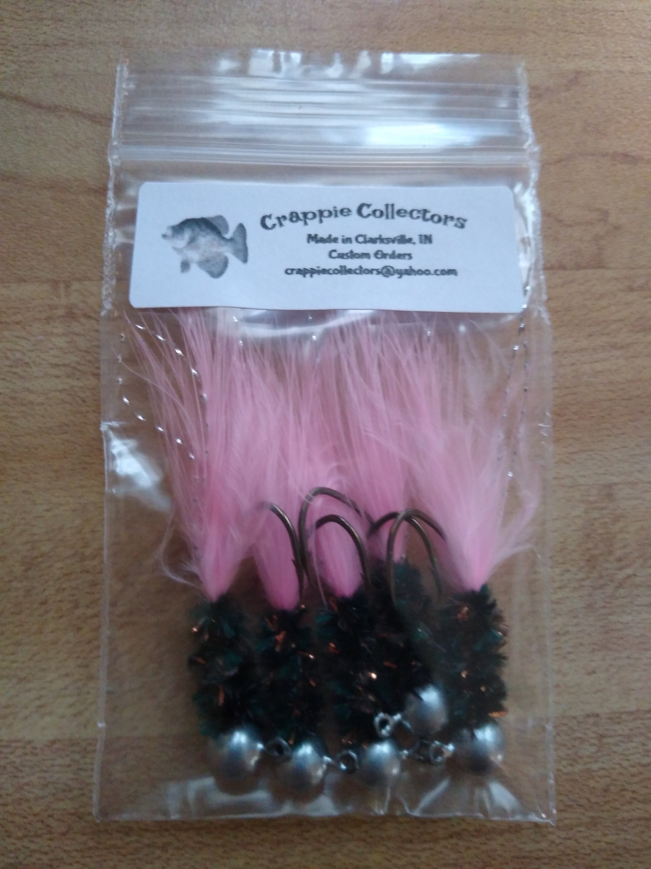 Hand tied crappie jigs | Etsy