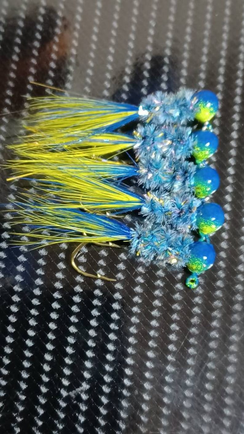Hand Tied Crappie Jigs - Etsy