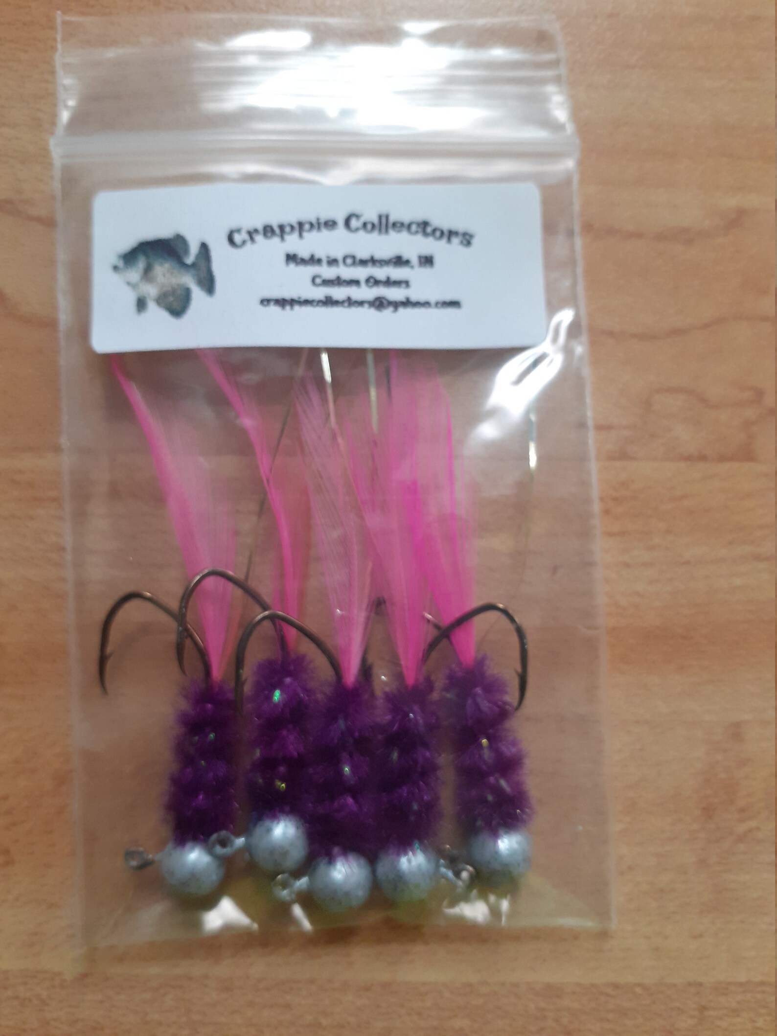 Hand tied crappie jigs | Etsy