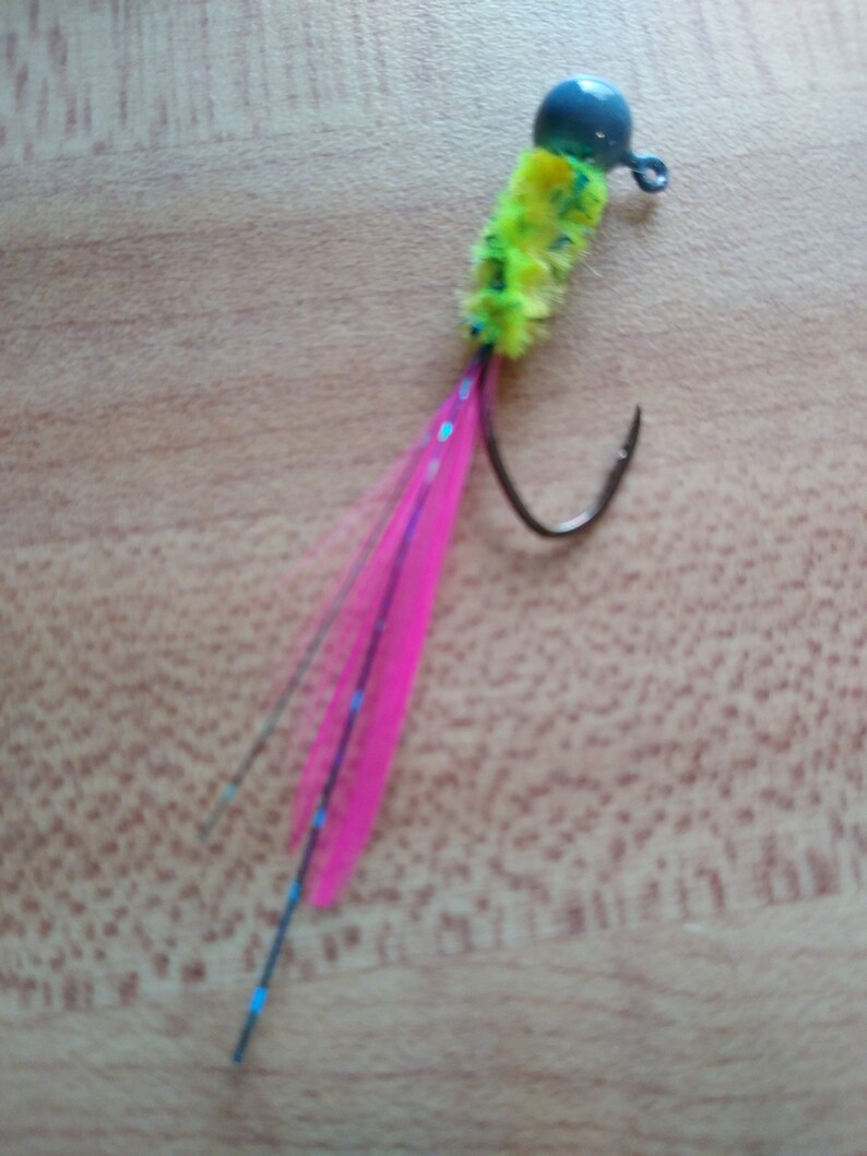 Hand tied crappie jigs | Etsy