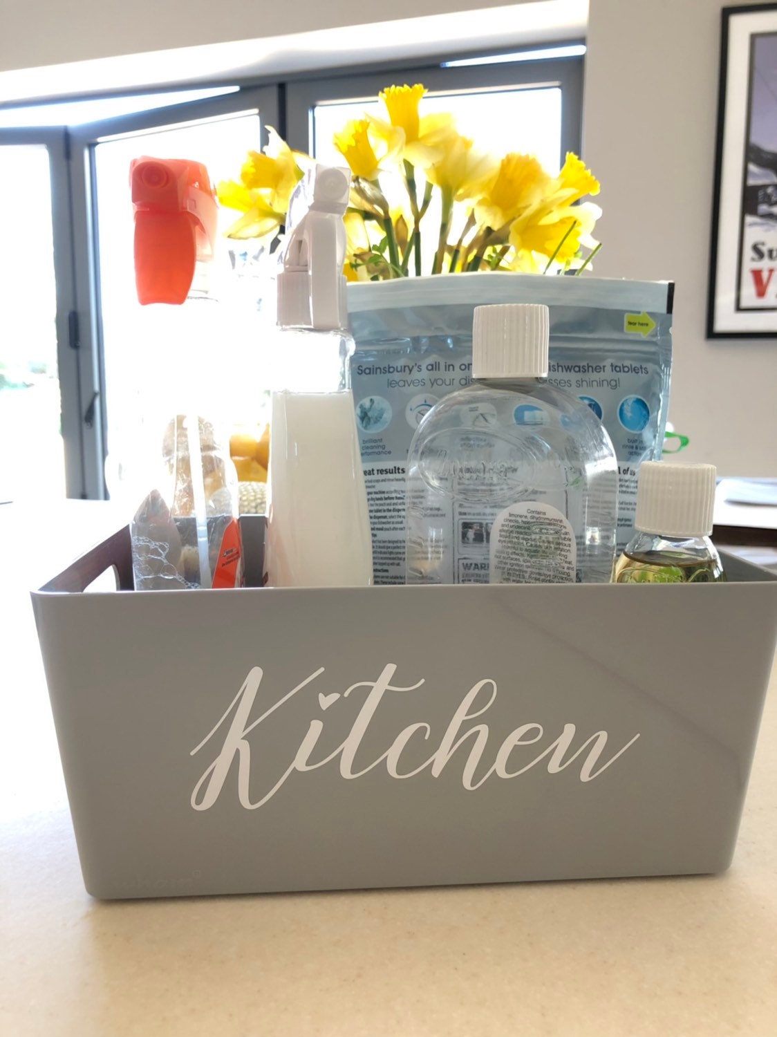 Personalised Plastic Storage Boxes Kitchen Storage - Etsy UK