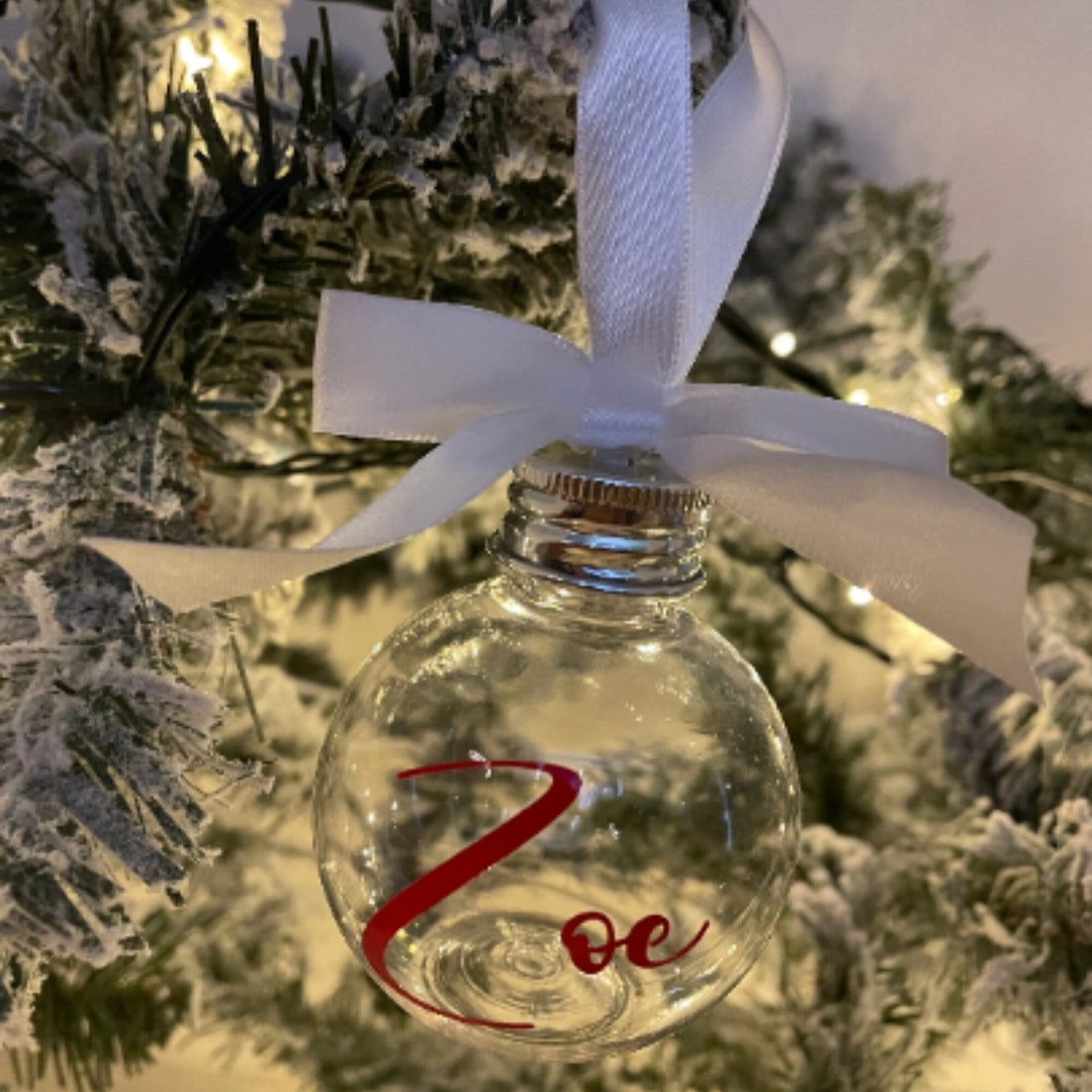 Personalised Fillable Bauble Gin Bauble Drinking Bauble Drink Me ...