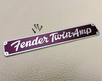 Fender Deluxe Name Plate - Etsy