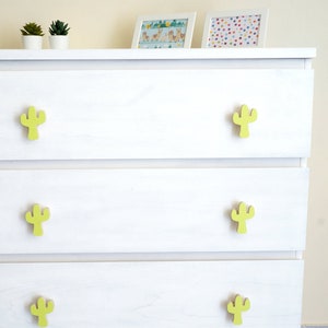Cactus Knob Cactus Pull Cactus Decor Desert Decor Nursery - Etsy