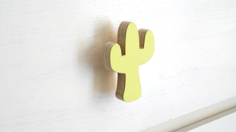 Cactus Knob Cactus Pull Cactus Decor Desert Decor Nursery - Etsy