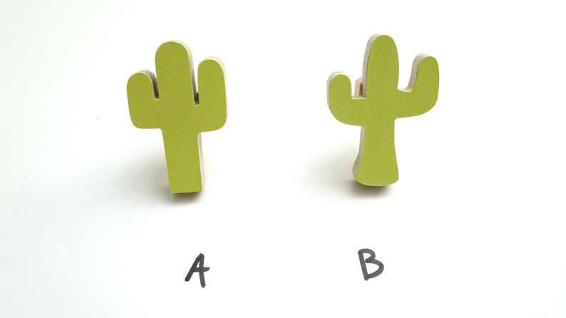 Cactus Knob Cactus Pull Cactus Decor Desert Decor Nursery - Etsy