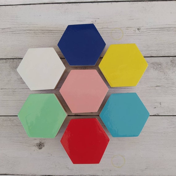 Hexagon Knob. Kitchen Cupboard Doors. Shapes Drawer Knobs. - Etsy