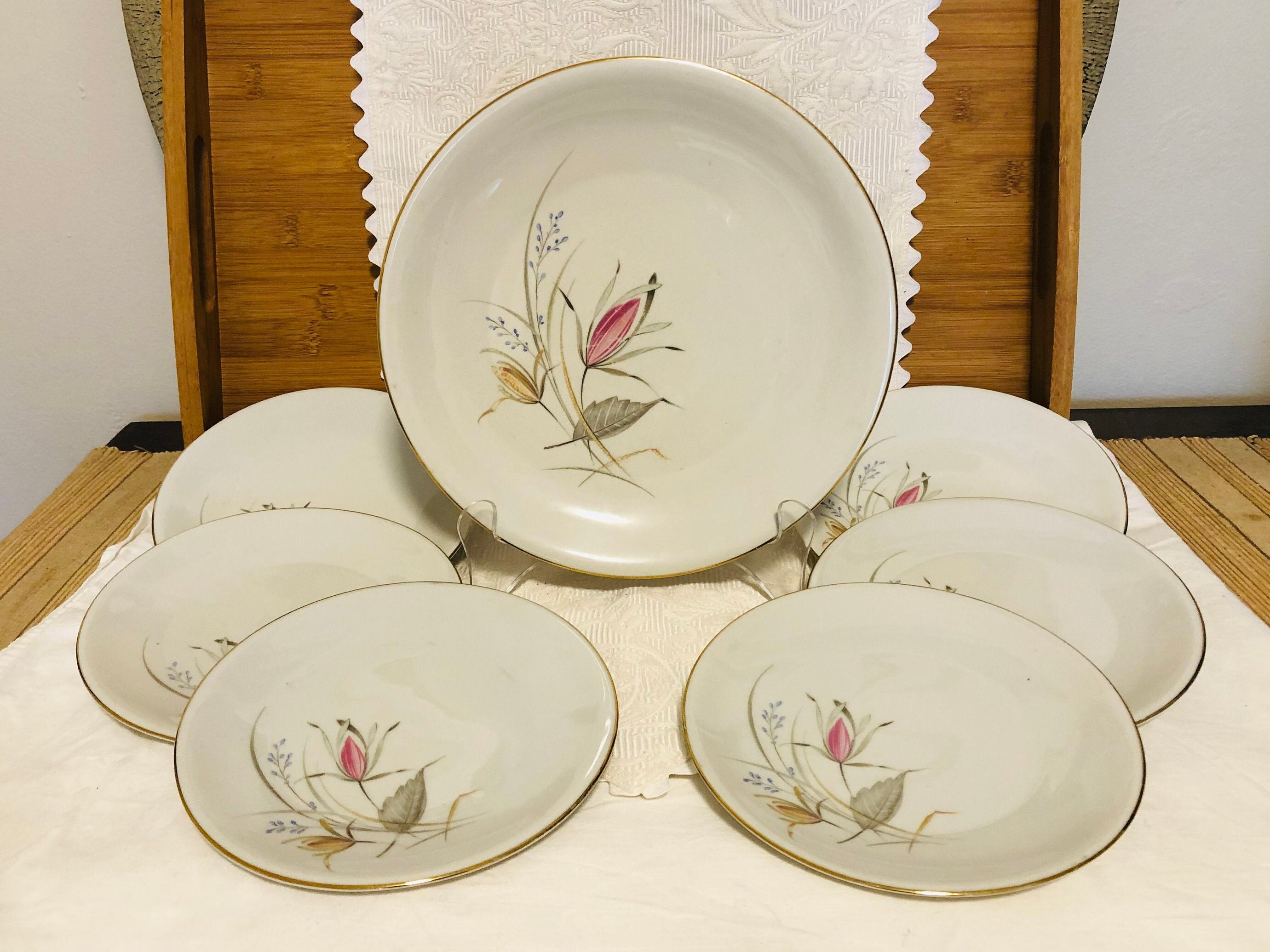 Mid Century Zeh Scherzer Cake Plates Platos de | Etsy