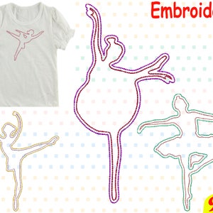 Ballet Designs for Embroidery Machine Instant Download Commercial Use ...