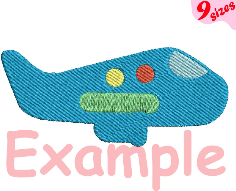 Planes Airplane Designs for Embroidery Machine Instant | Etsy