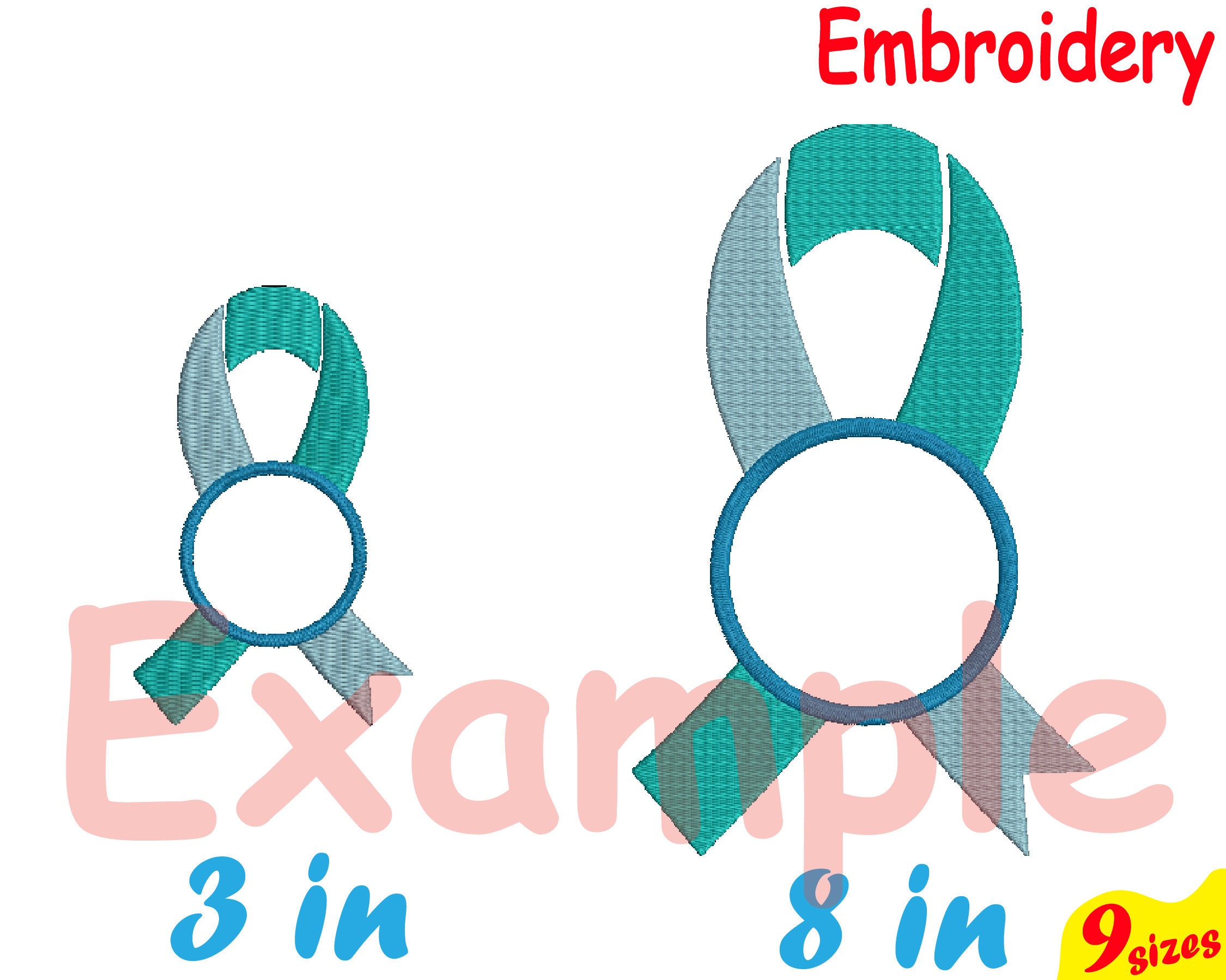 Cancer Awareness Ribbon Designs for Embroidery Machine Instant | Etsy