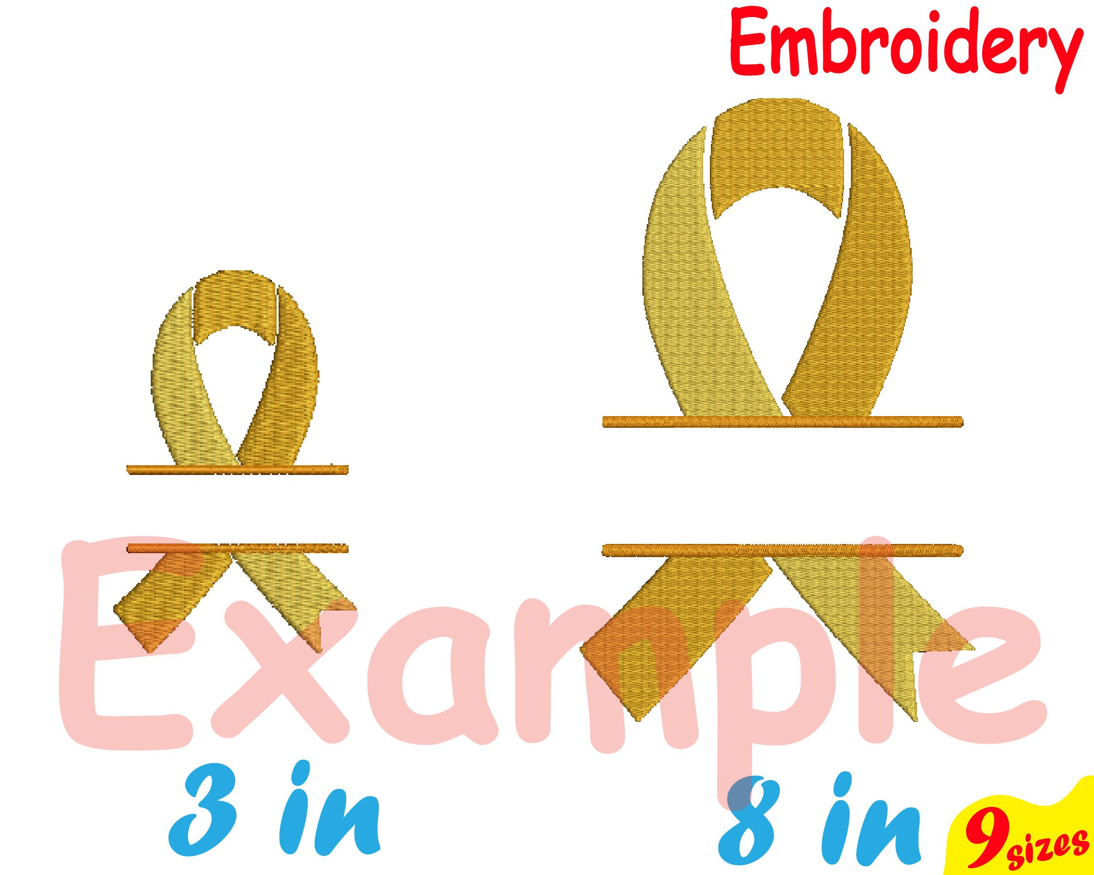Cancer Awareness Ribbon Designs for Embroidery Machine Instant | Etsy
