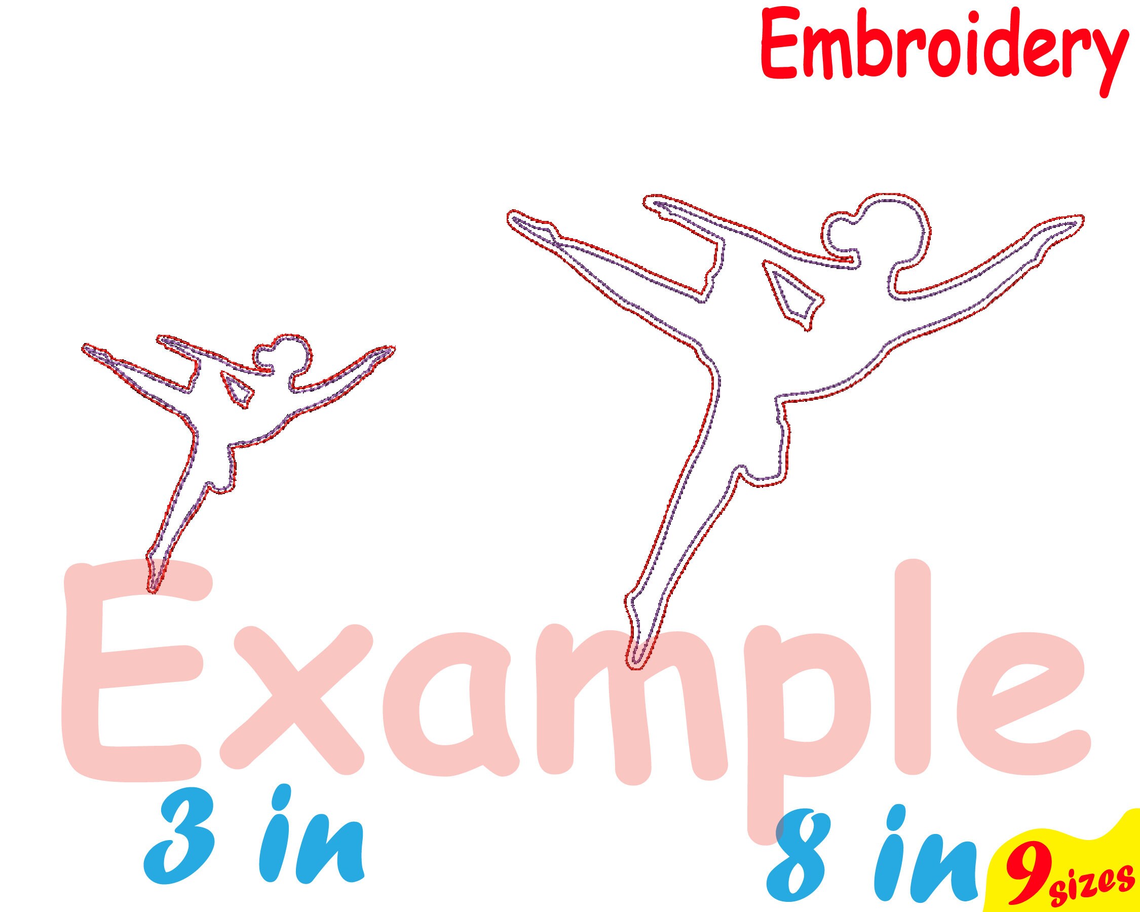 Ballet Designs for Embroidery Machine Instant Download - Etsy