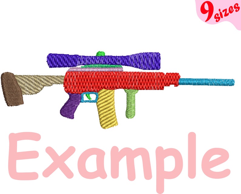 Guns Embroidery Design Machine Instant Download Commercial Use | Etsy