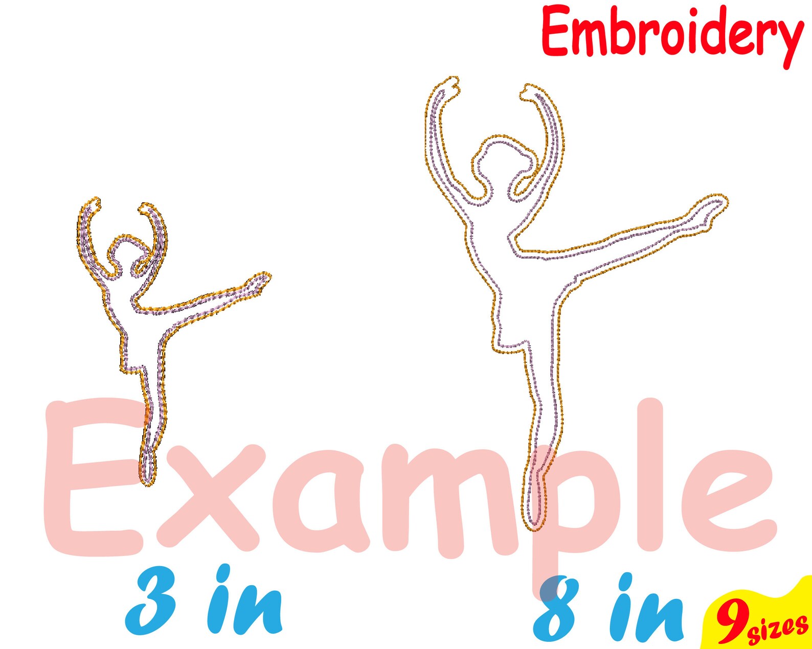 Ballet Designs for Embroidery Machine Instant Download - Etsy
