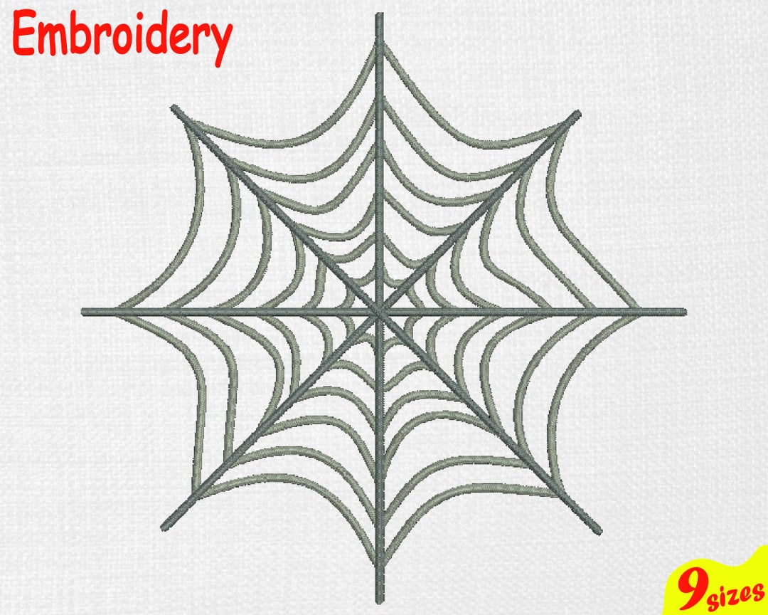 Spider Web Designs for Embroidery Machine Instant Download Commercial ...