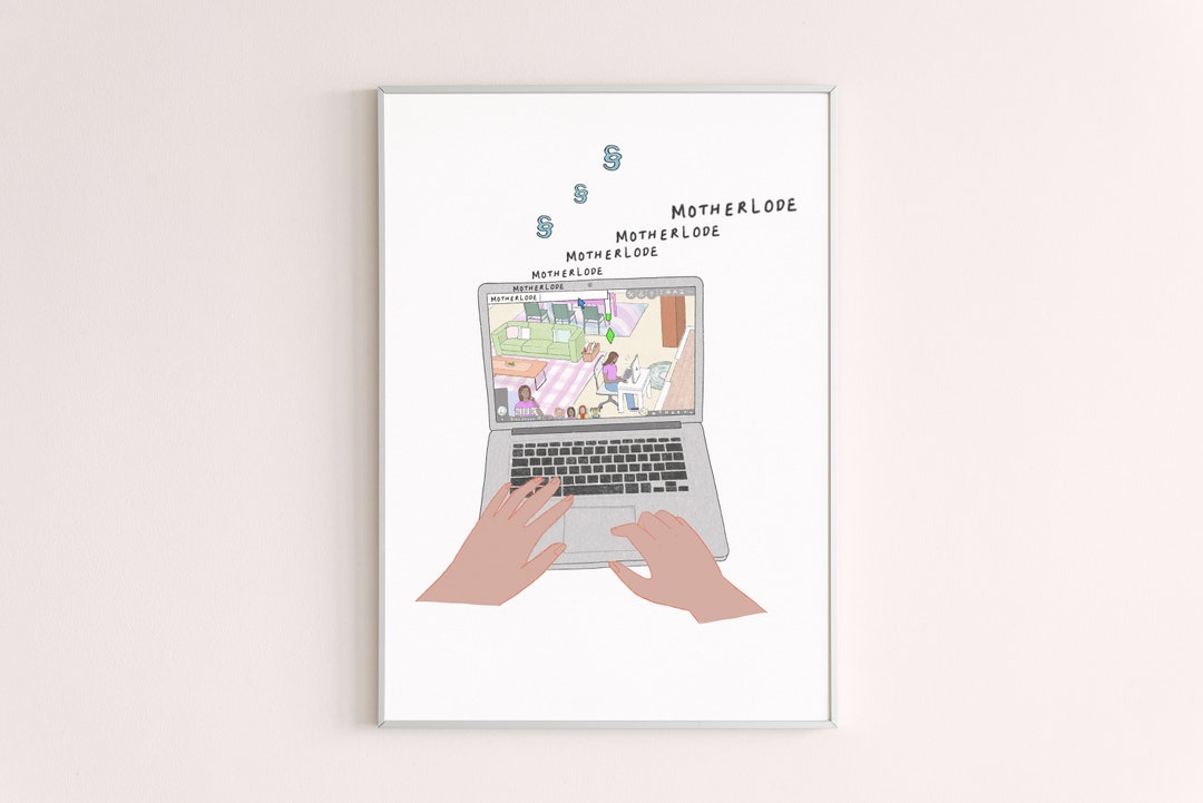 The Sims Motherlode A4 Print - Etsy