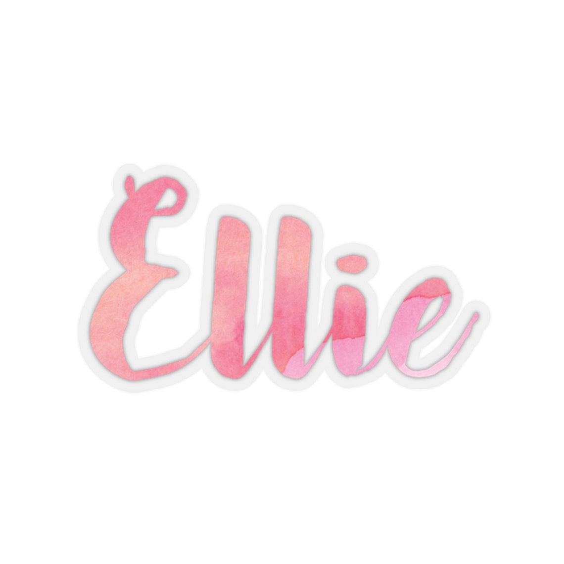 Ellie Name Sticker - Etsy