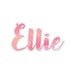 Ellie Name Sticker - Etsy