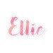 Ellie Name Sticker - Etsy